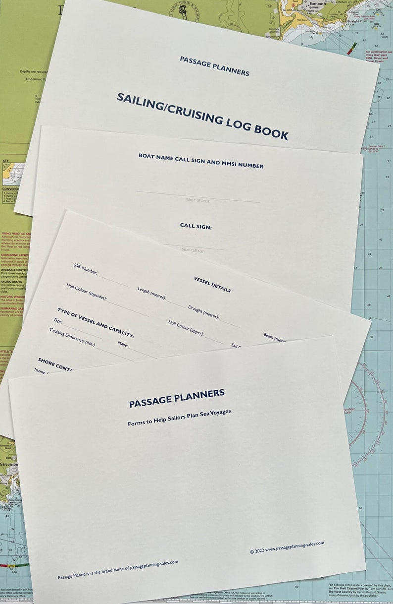 Sailing/cruising Log Book in .PDF Format - Download Our Colour Files ...