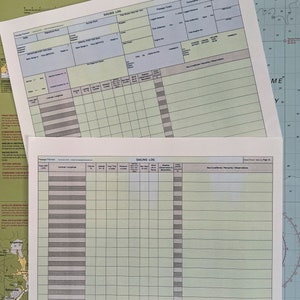 Sailing/cruising Log Book in .PDF Format - Download Our Colour Files ...