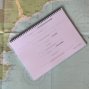 Sailing Yacht Log Book - Etsy