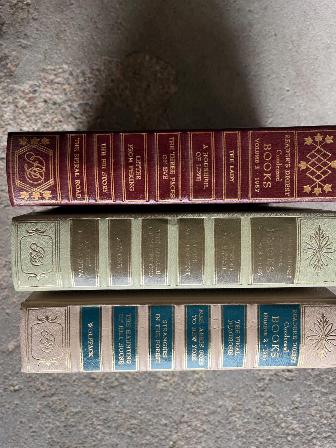 Set of 3, Readers's Digest, 1957, 1959, 1960, Condensed Lot of 3 Books ...