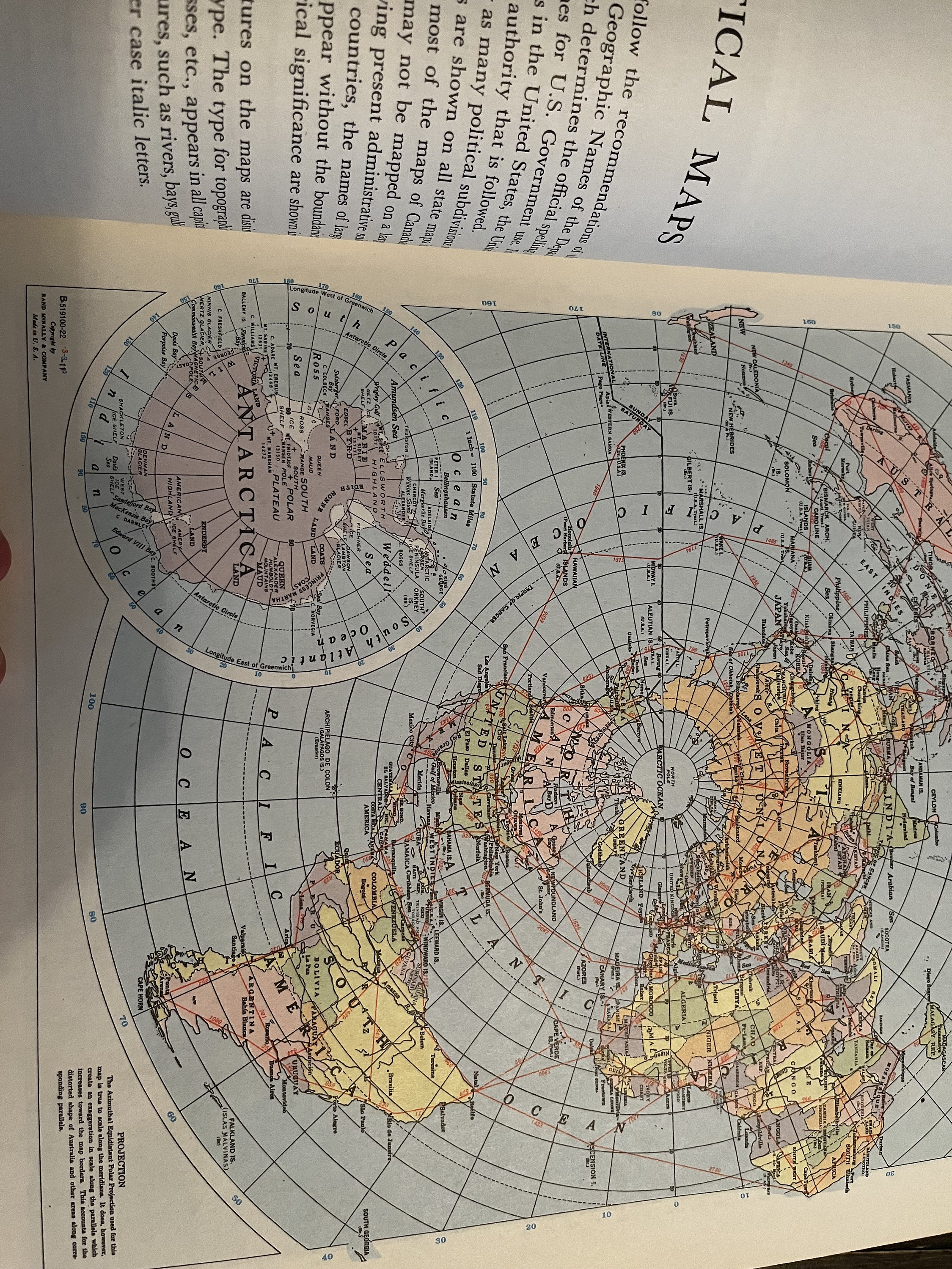 Vintage World Atlas Imperial Edition 1967 Large Book - Etsy