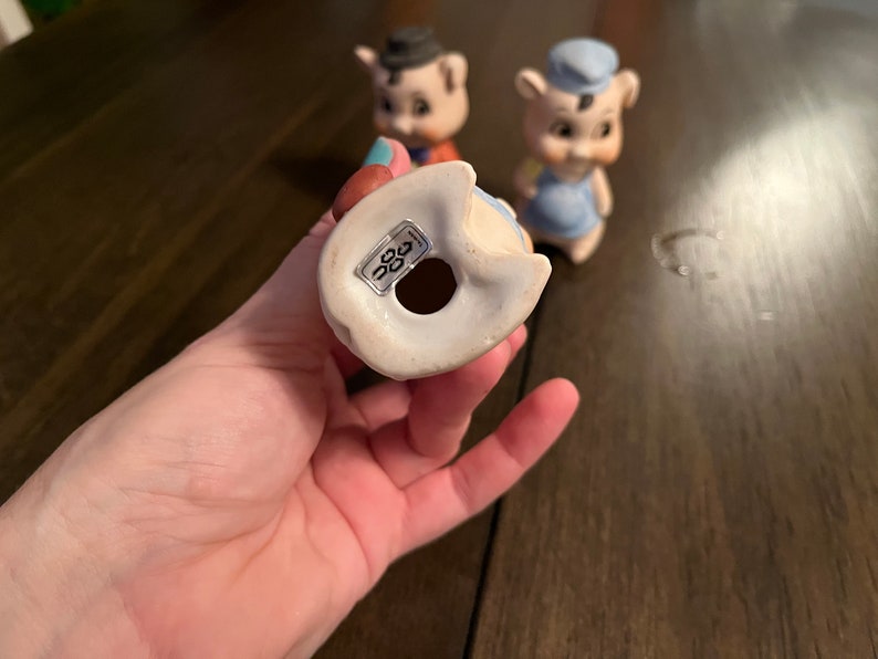 Vintage Three Little Pigs Ceramic Pigs - Etsy