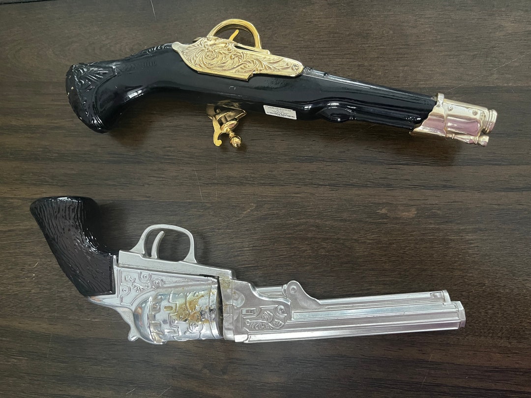 Vintage Set of Two Cologne Bottles, Colt Revolver, Wild Country ...