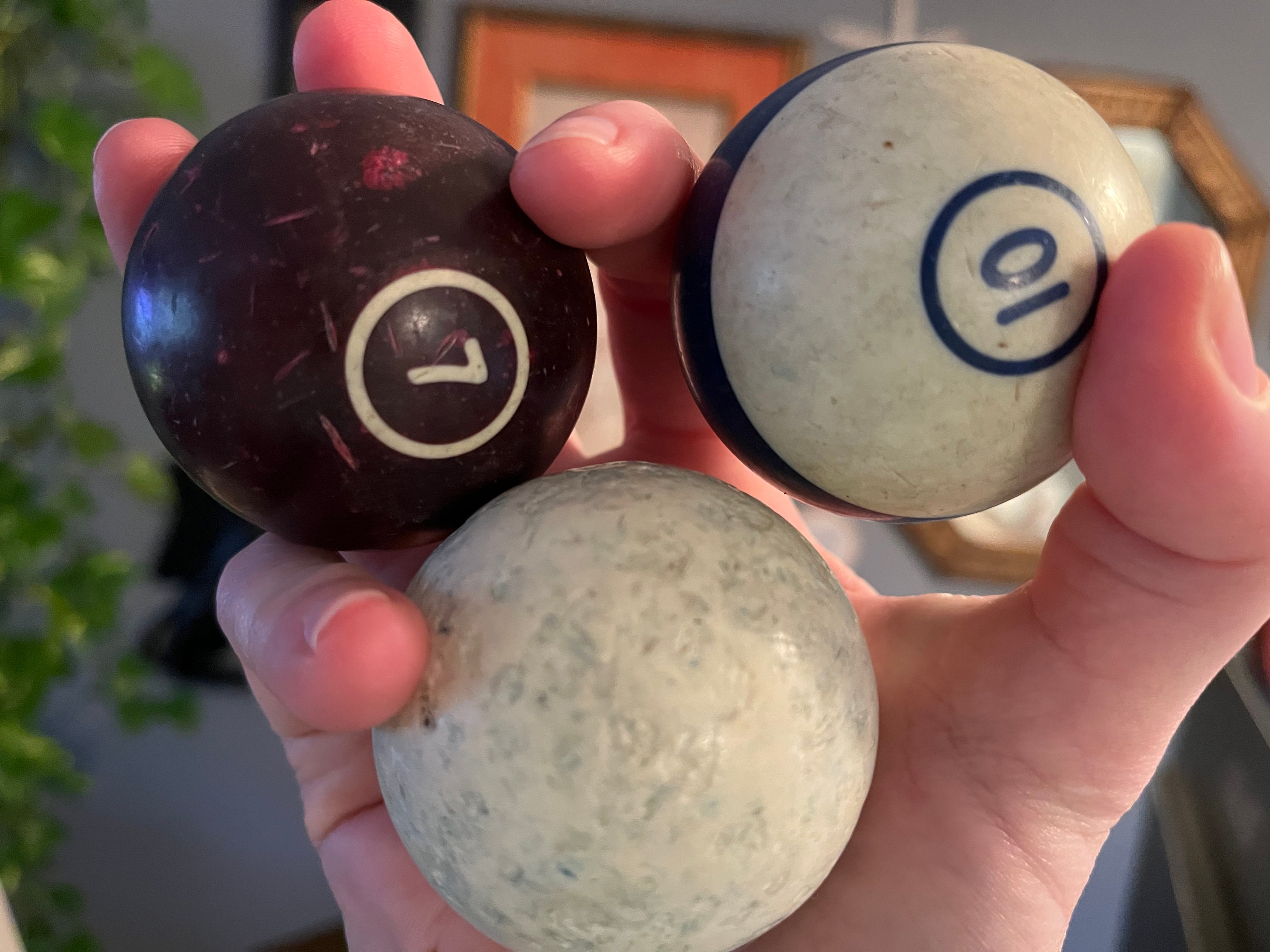 Vintage Pool Balls Not All the Numbers Fun Display Game - Etsy