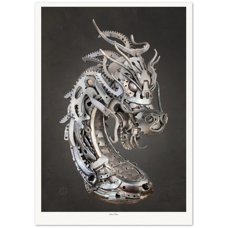 Art Print, Seres Draco (dragon) Open Edition Print - Etsy