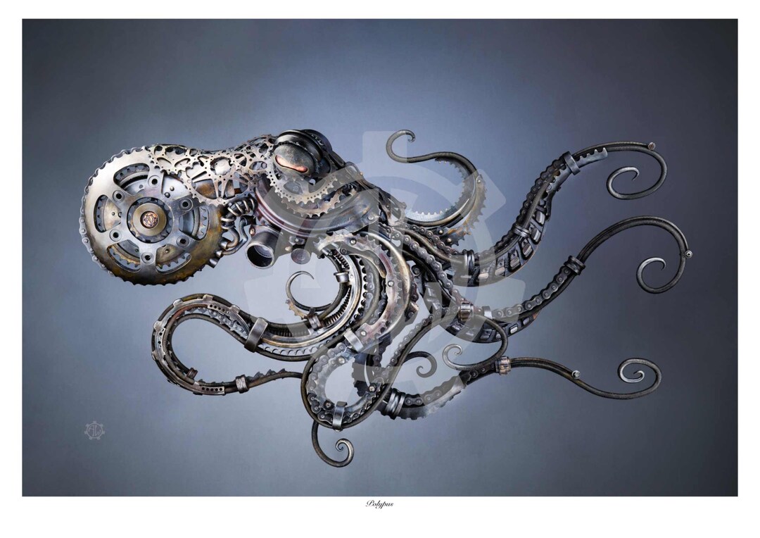 Limited Edition Signed Art Print, Polypus - Etsy