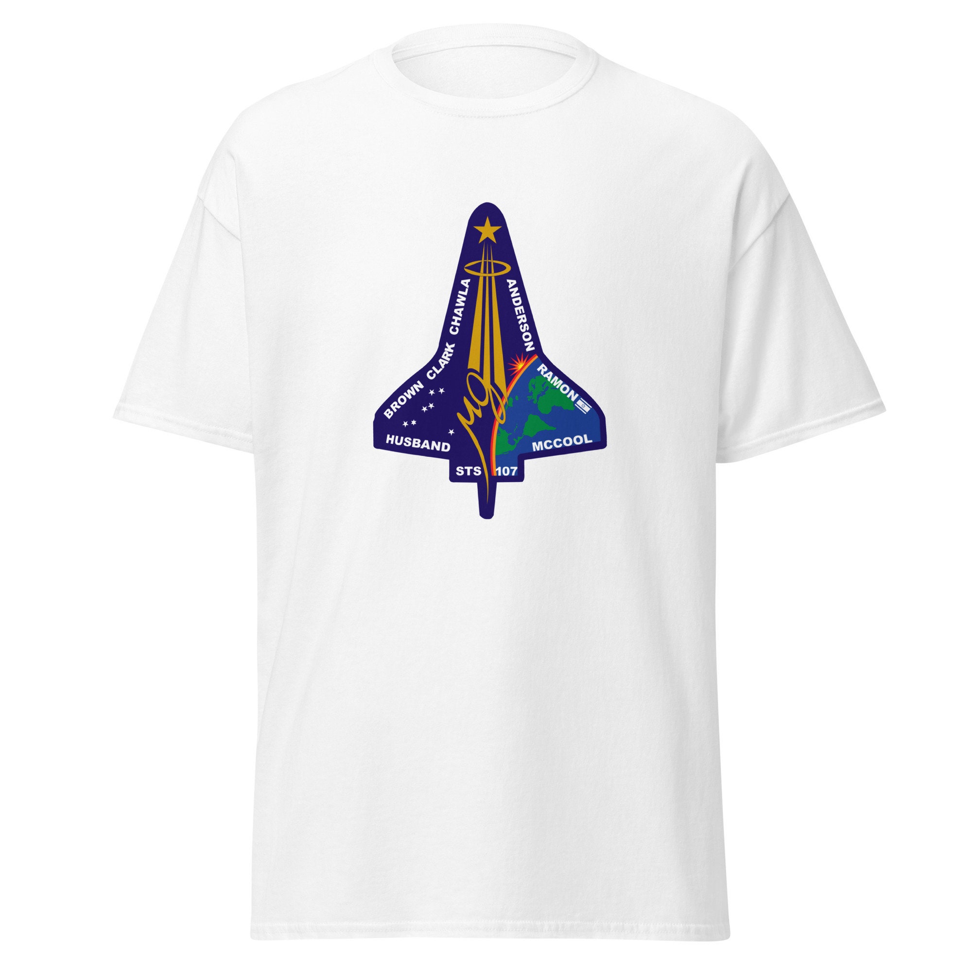 NASA Flight Insignia STS-107 T-shirt - Space Shuttle Columbia Tribute ...