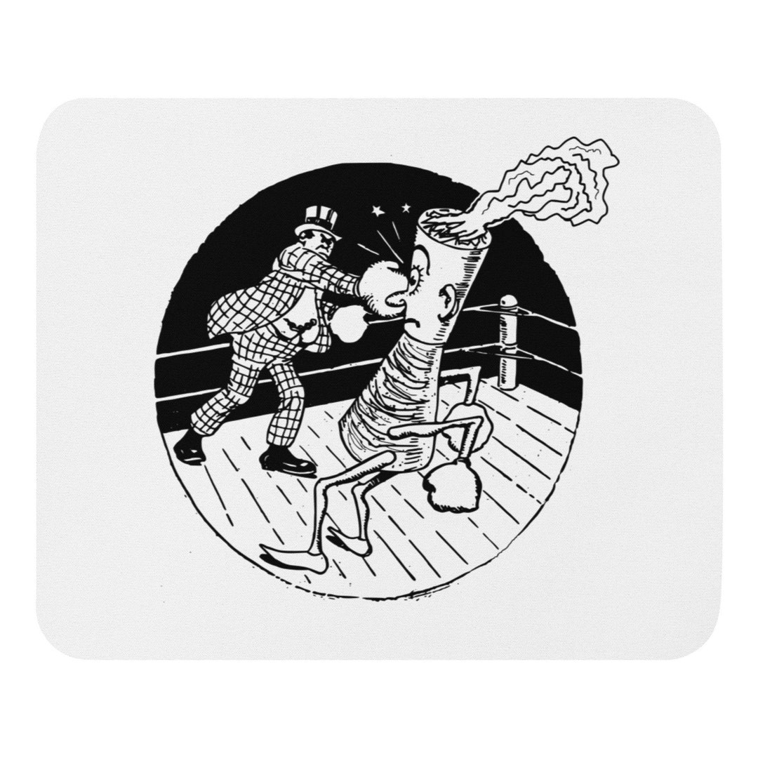 Fight for Fresh Air: Boxing Mouse Pad - Mouse Pad - Etsy