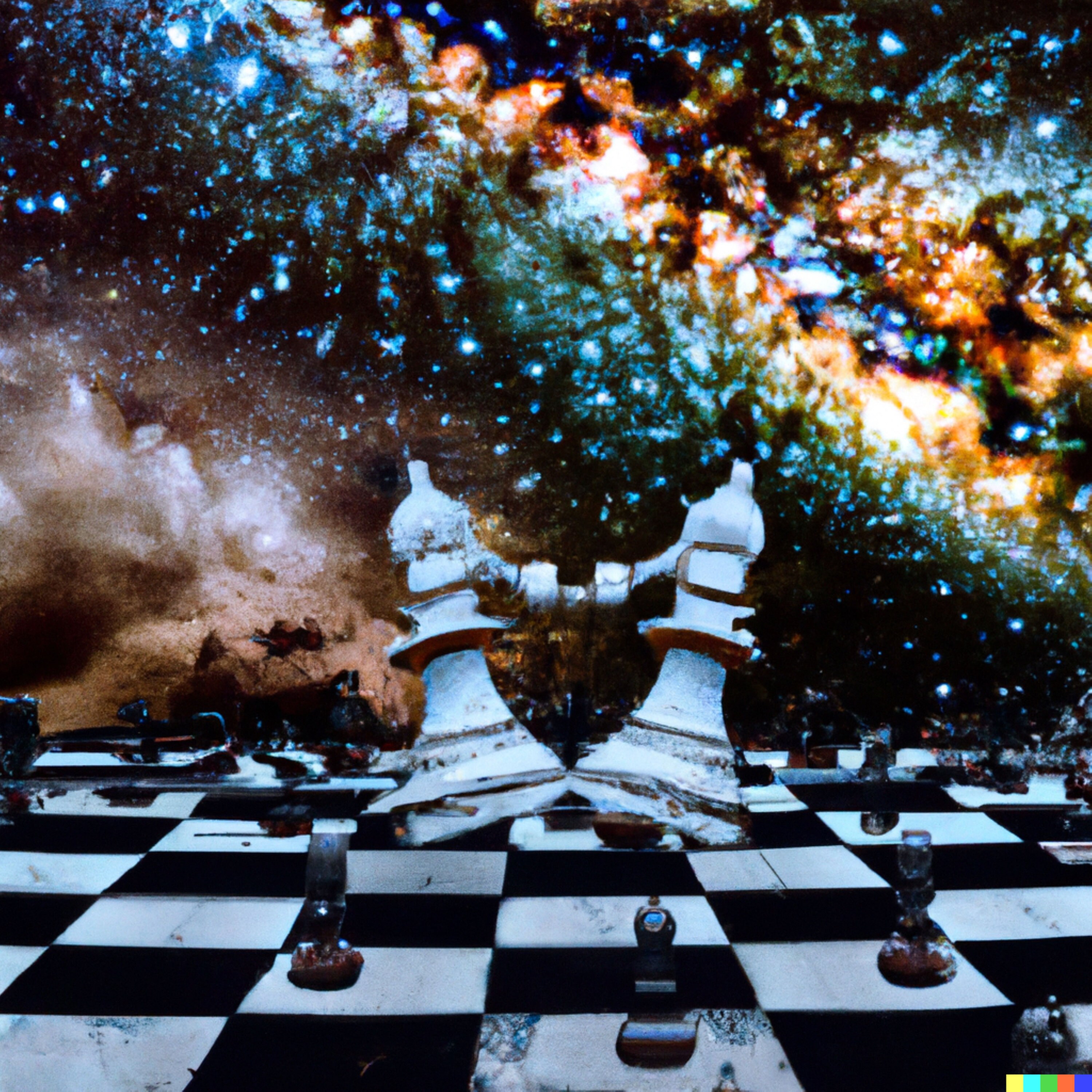 Instant Download Set of 4 Variations of Ai-generated Images - Chess ...