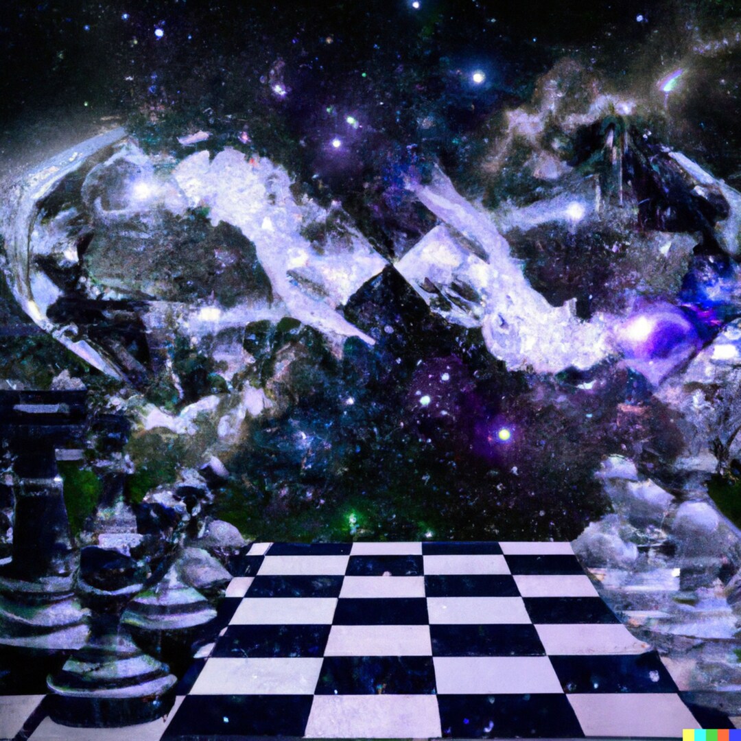 Instant Download Set of 4 Variations of Ai-generated Images - Chess ...