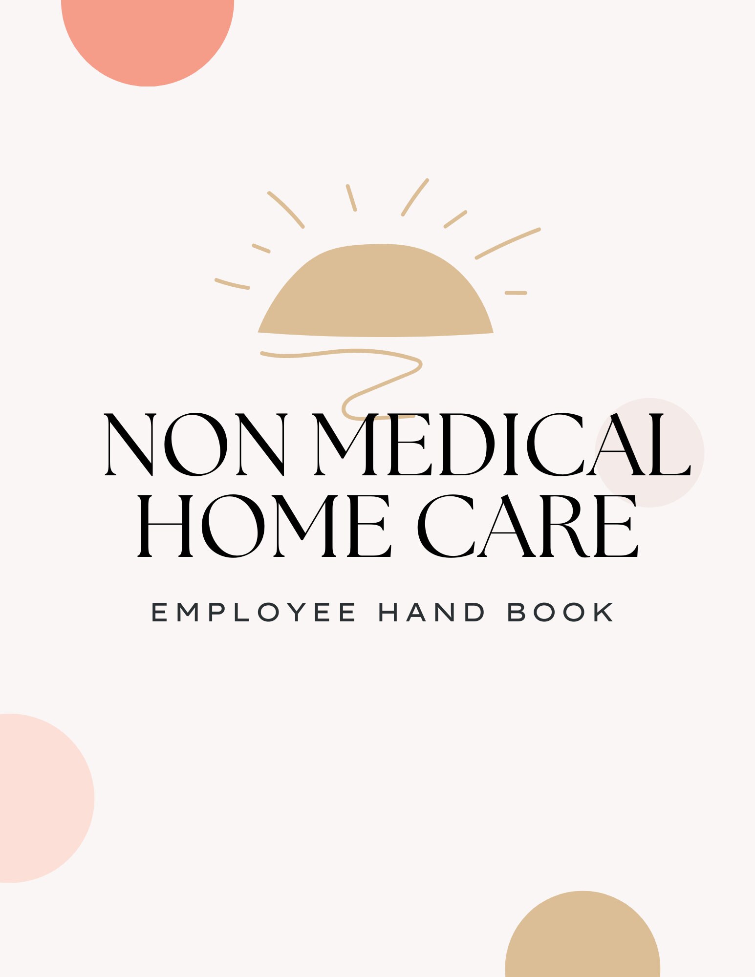 Employee Handbook for Home Care Agencies - Etsy
