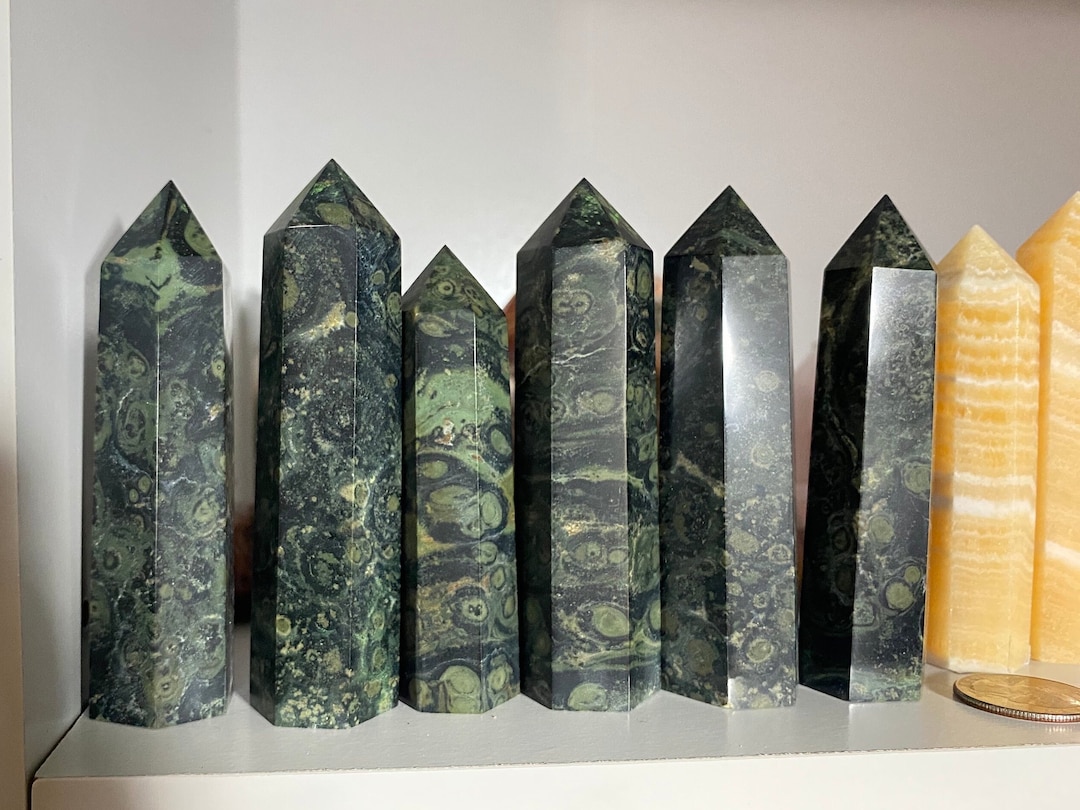 Kambaba Crystal Tower 4” Crystal Tower - Etsy