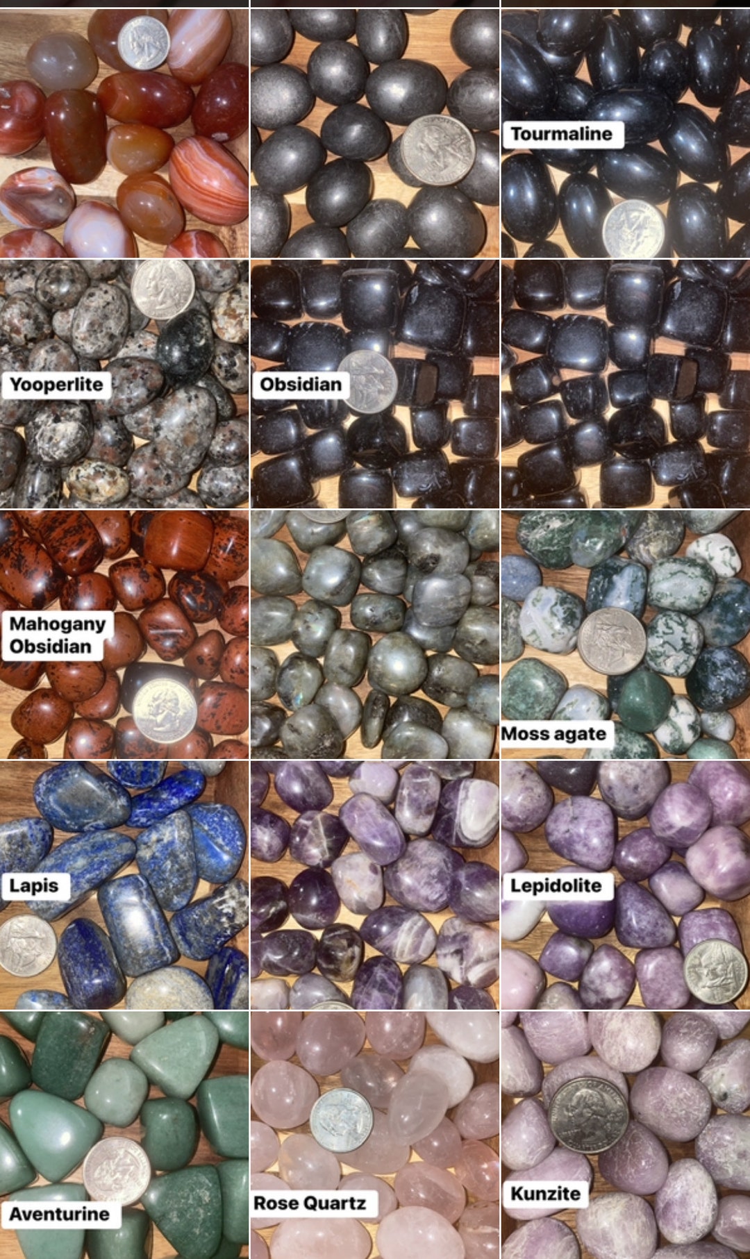 Crystal Tumbles Crystal Tumble Set Bulk Crystal Tumbles - Etsy