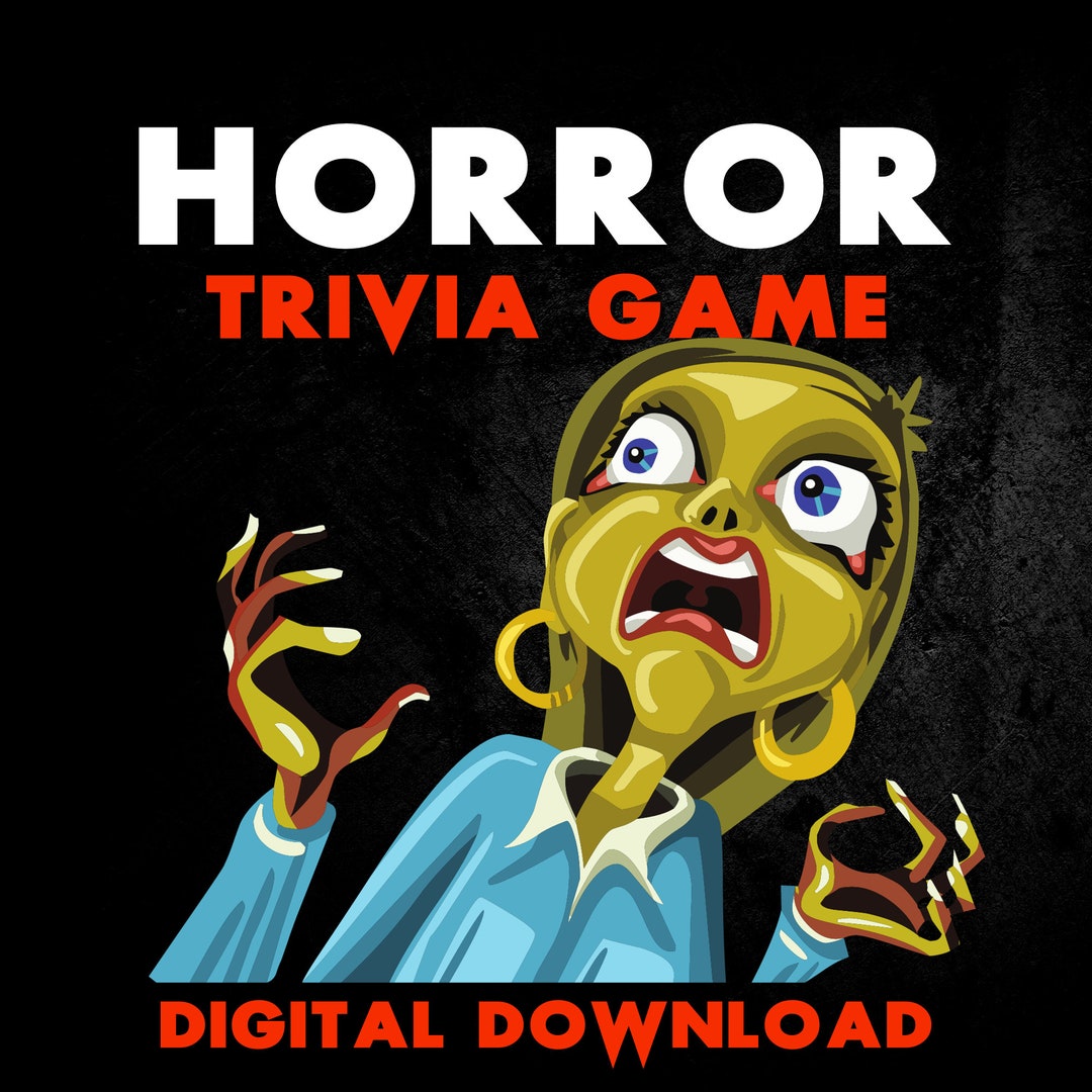 Trivia Game - Horror Movies - Quick Download - Etsy