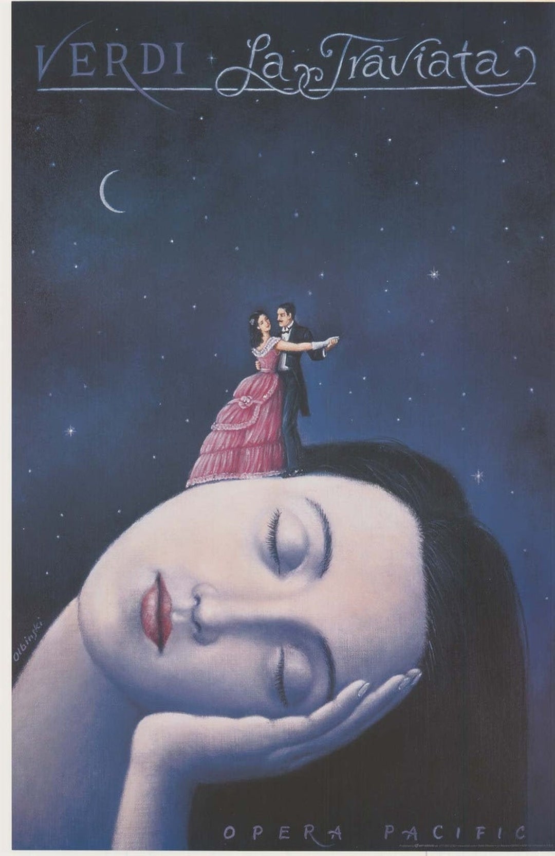 Rafal Olbinski Opera Poster -la Traviata - Etsy