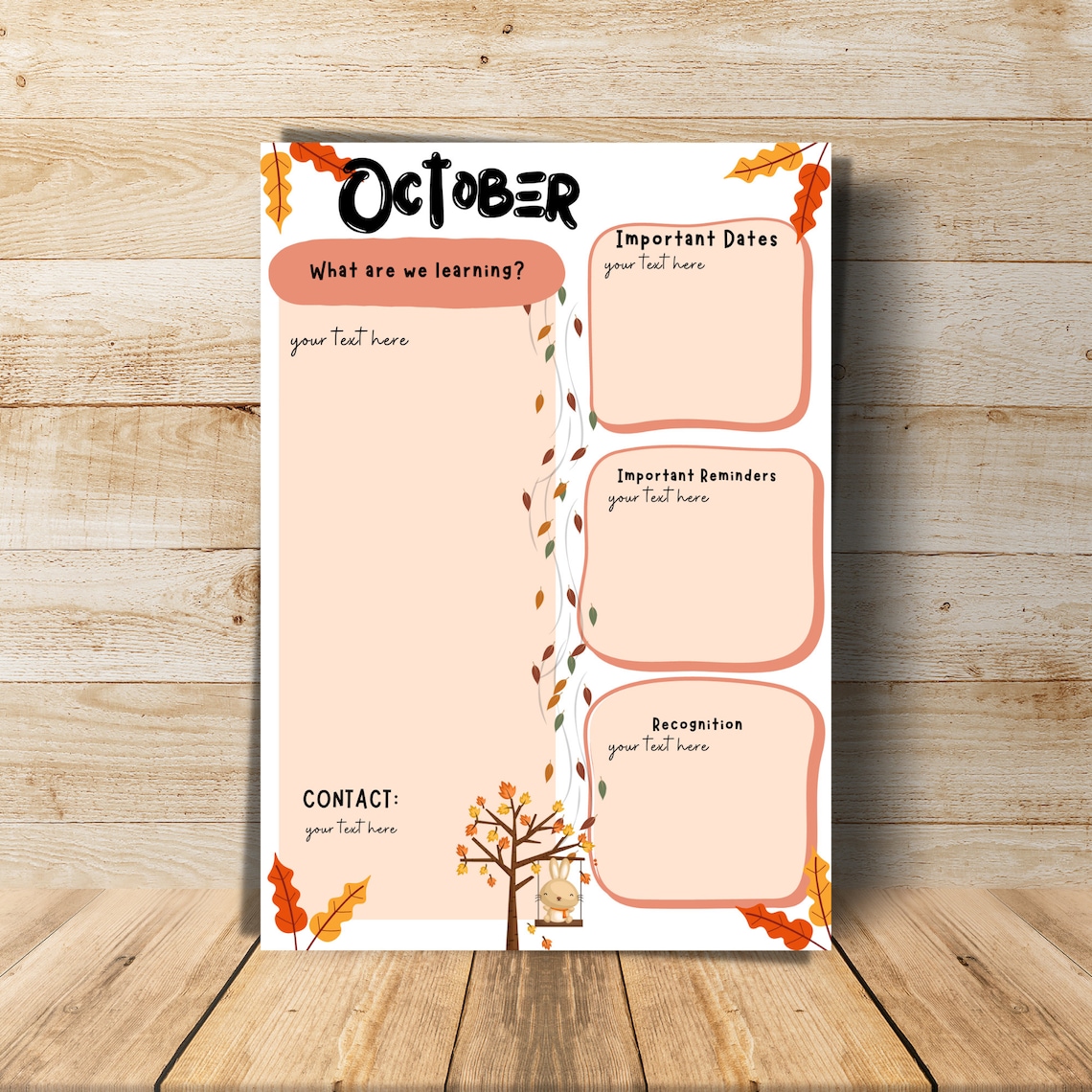 November Classroom Newsletter Template Editable Teacher - Etsy