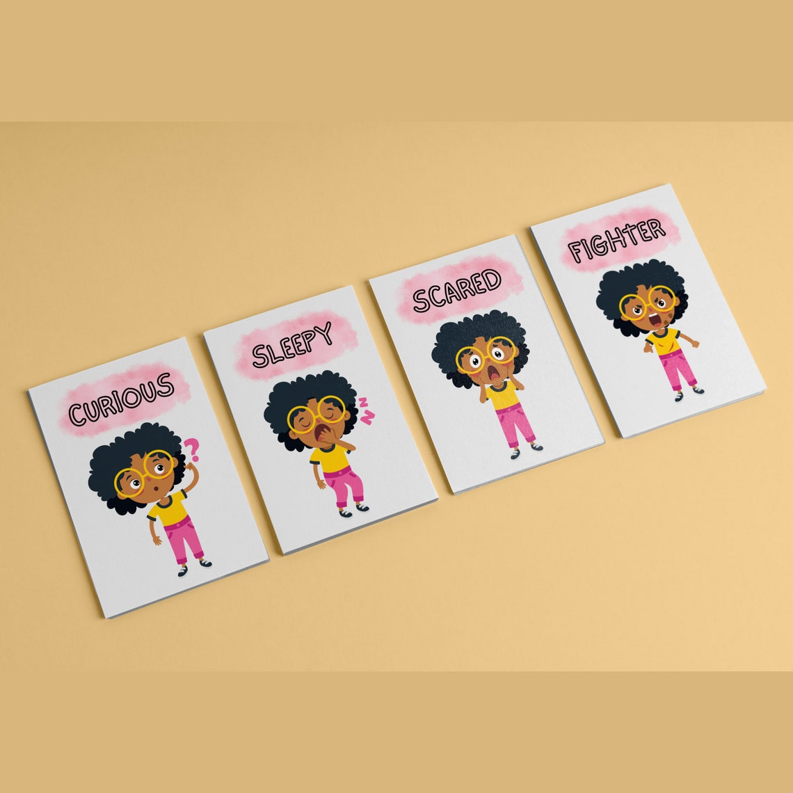 Emotions Chart Calming Corner Emotions Flashcards Montessori Classroom ...