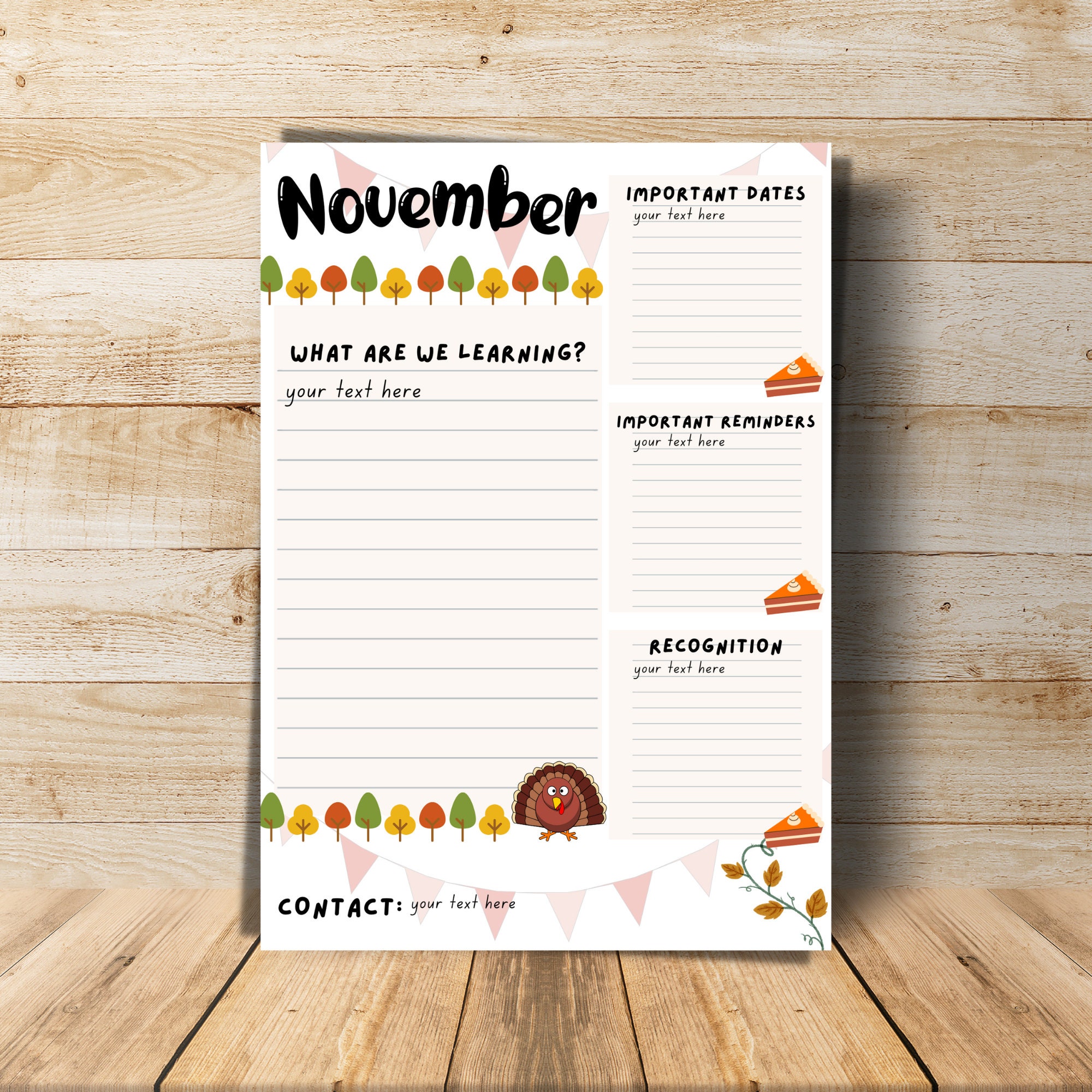 December Classroom Newsletter Template | Editable Monthly Newsletter ...