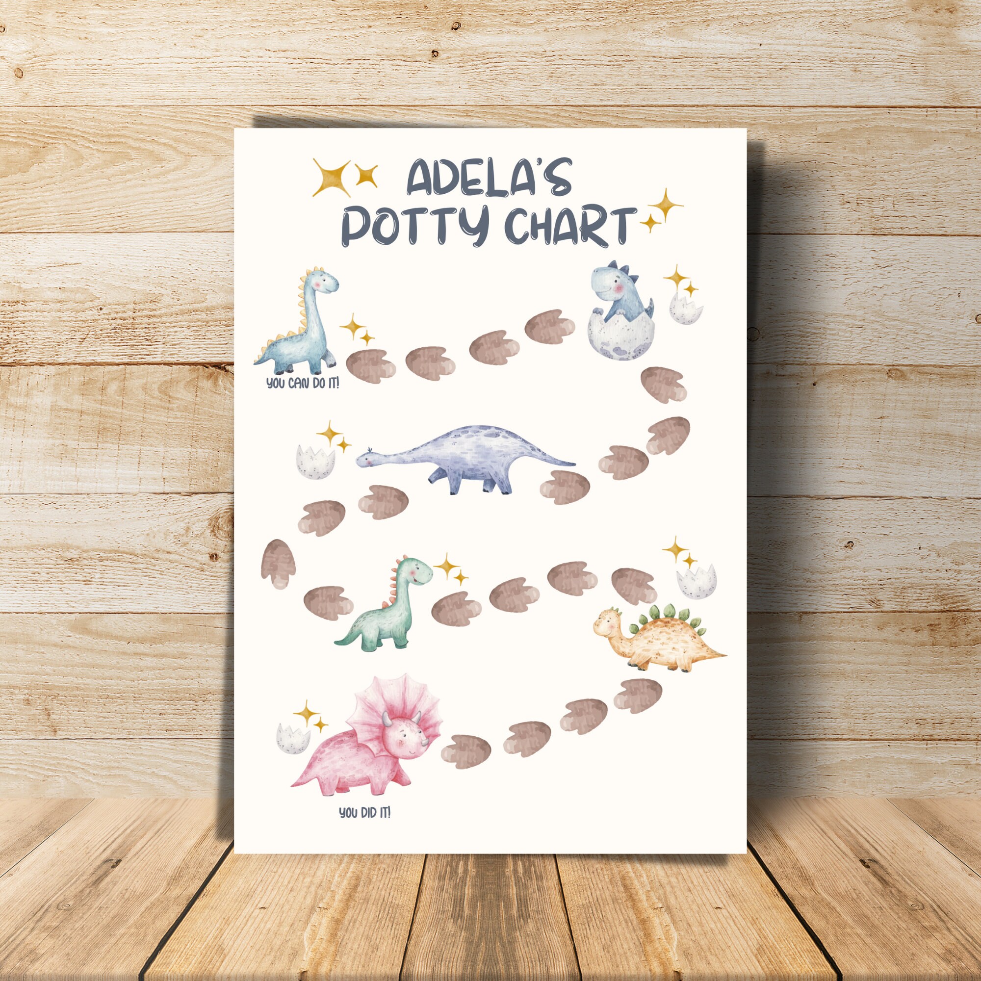 Editable Potty Chart | Potty Training Chart | Custom Sticker Chart ...