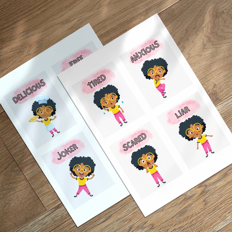 Emotions Chart Calming Corner | Emotions Flashcards Montessori ...