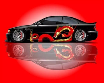 Dragon Car Livery - Etsy