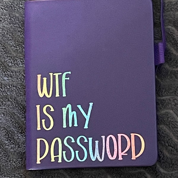 Password Book - Etsy