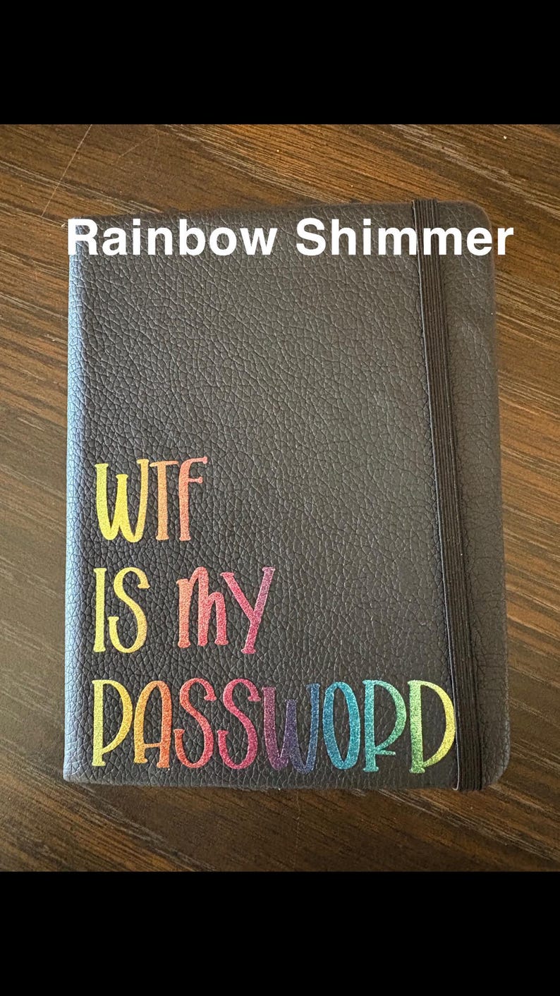 Password Book - Customized - Etsy