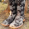Handcrafted Men's Crocodile Alligator Cowboy Boots/ Square Toe Cowboy ...