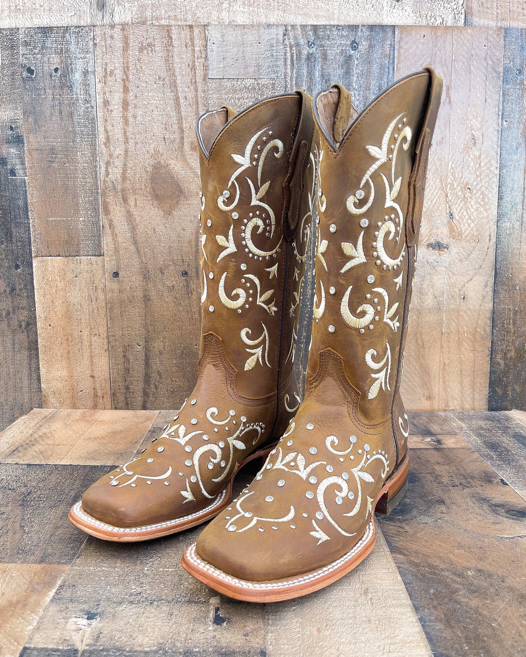 Handmade Western Cowboy Boots /brown Cowboy Boots/ Cowgirl Boots/ Botas ...