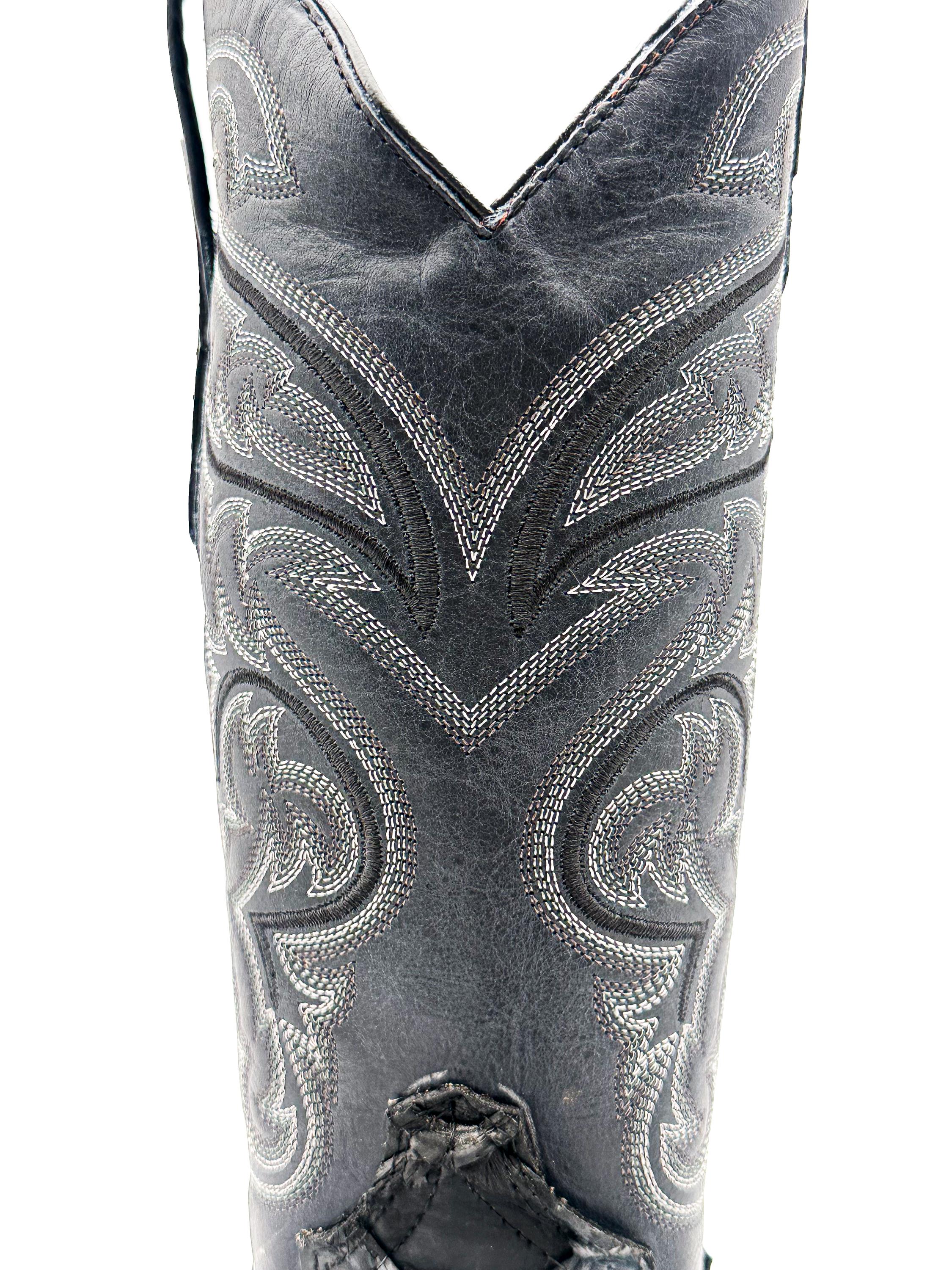 Handcrafted Men's Bass Cowboy Boots/ Square Toe Cowboy Boots Pirarucu ...
