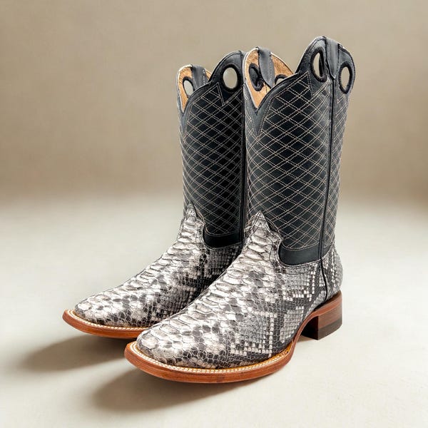 Snakeskin Cowboy - Etsy