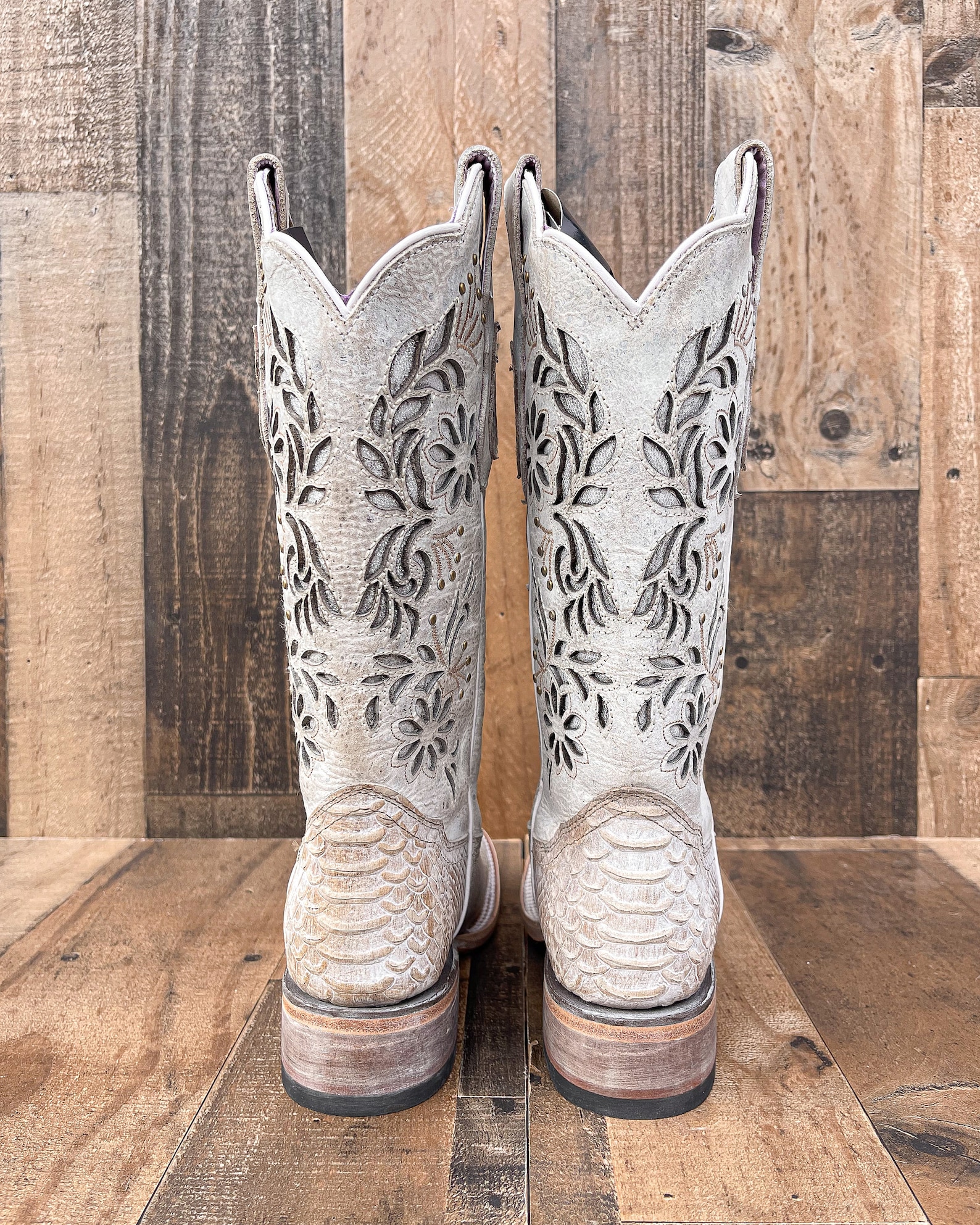 Western Cowboy Boots / White Cowboy Boots / Cowgirl Boots/ Wedding ...