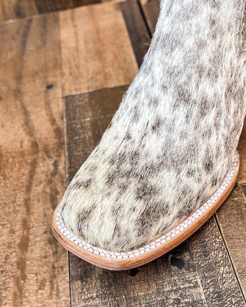 Handcrafted Men's Cowhide Cowboy Boots/ Square Toe Cowboy Boots Cowhide ...