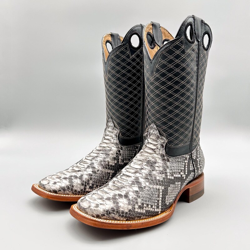 Snake Skin Boots - Etsy
