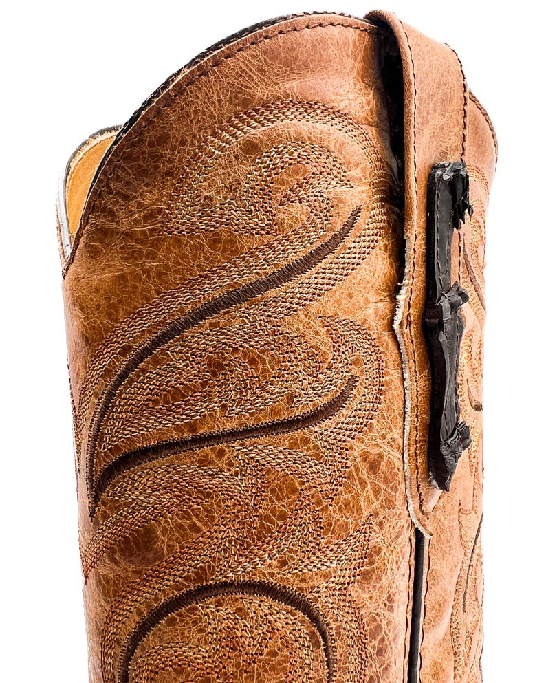 Handcrafted Men's Bass Cowboy Boots/ Square Toe Cowboy Boots Pirarucu ...