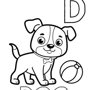 Pre-k/kindergarten Printable Alphabet Coloring Sheets for Kids Alphabet ...