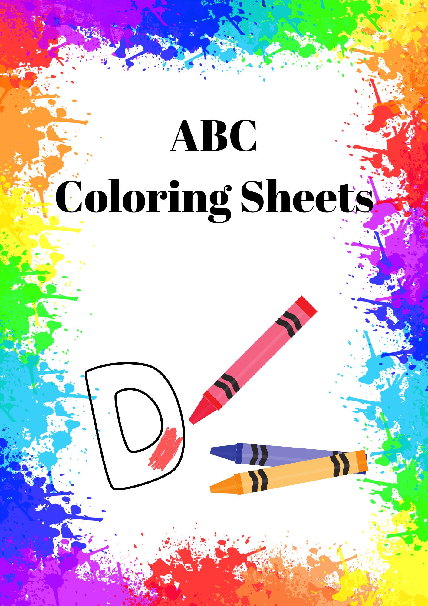Pre-k/kindergarten Printable Alphabet Coloring Sheets for Kids Alphabet ...