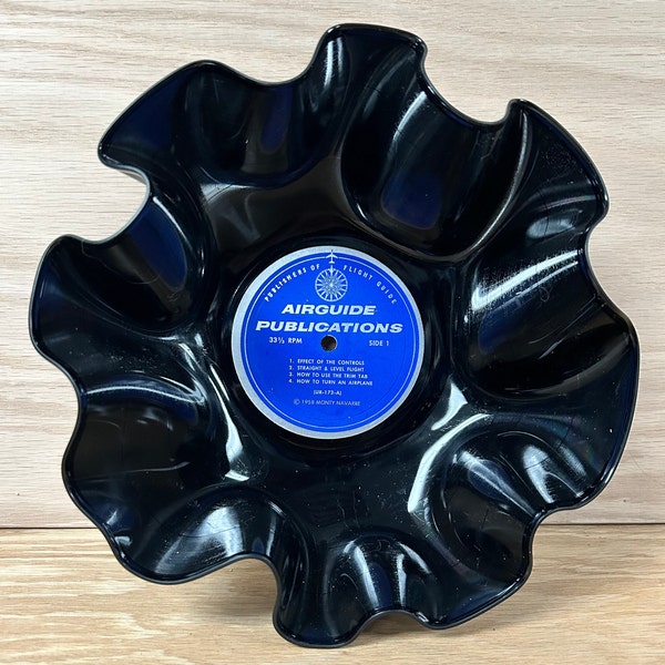 Vinyl Record Bowl - Etsy