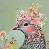 Whimsical Red Bird Print , Whimsical Bird Art, Contemporary Bird Art ...