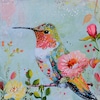 Whimsical Hummingbird Print , Whimsical Bird Art, Contemporary Bird Art ...