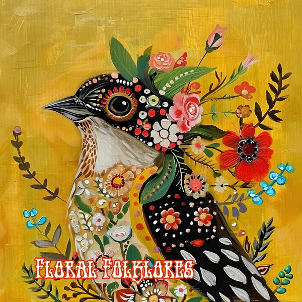 Whimsical Bird Art - Etsy