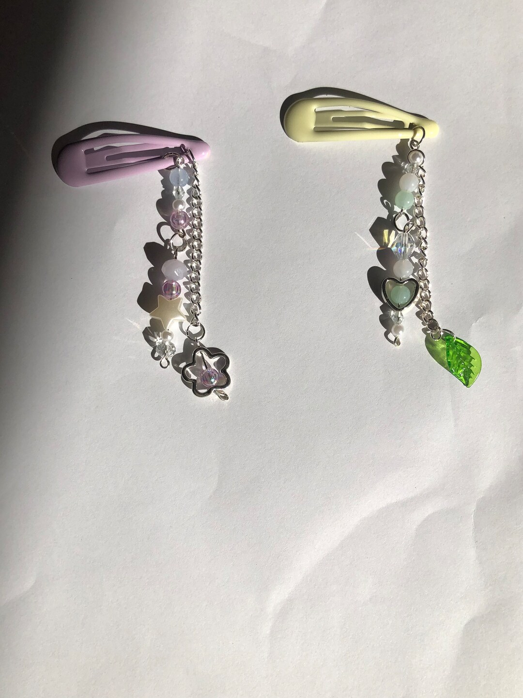 Beaded Hair Clips - Etsy