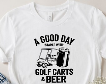 Golf Cart Beer Shirt - Etsy