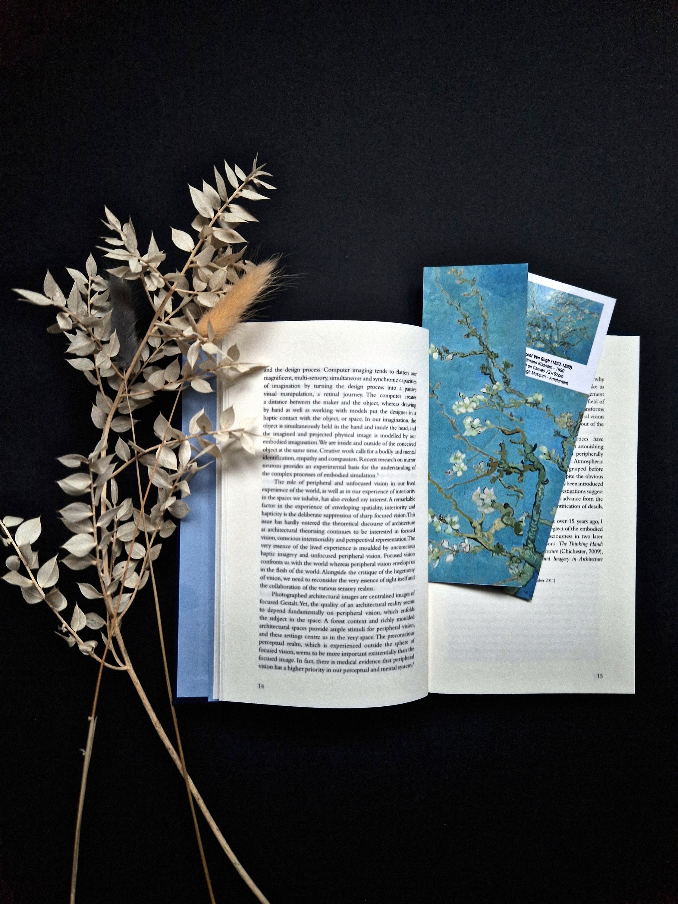 Beautiful Artwork Bookmarks Van Gogh/almond Blossoms, Colorful Famous ...