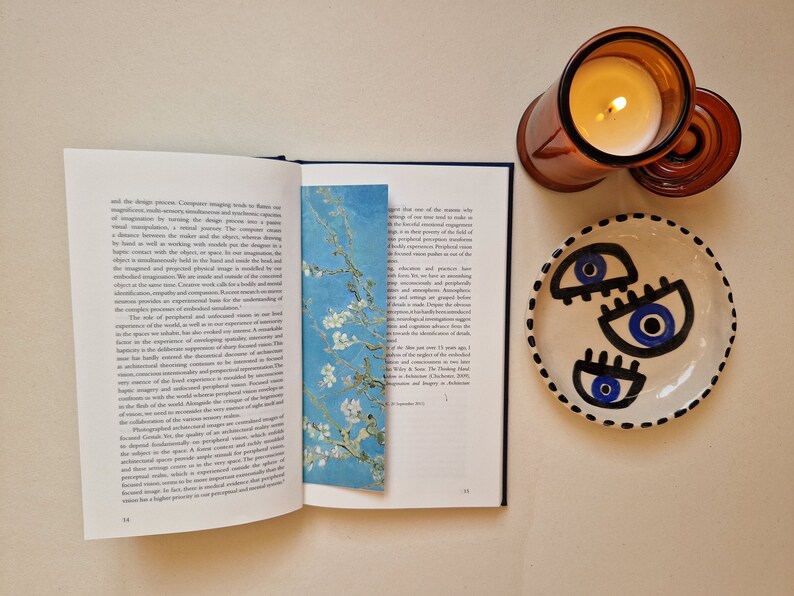 Beautiful Artwork Bookmarks Van Gogh/almond Blossoms, Colorful Famous ...