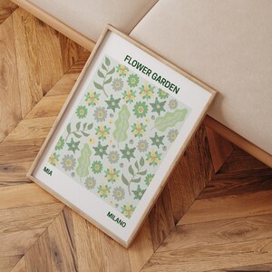 Personalized Vibrant Flower Wall Art Set of 3 Colorful Printable Flower ...