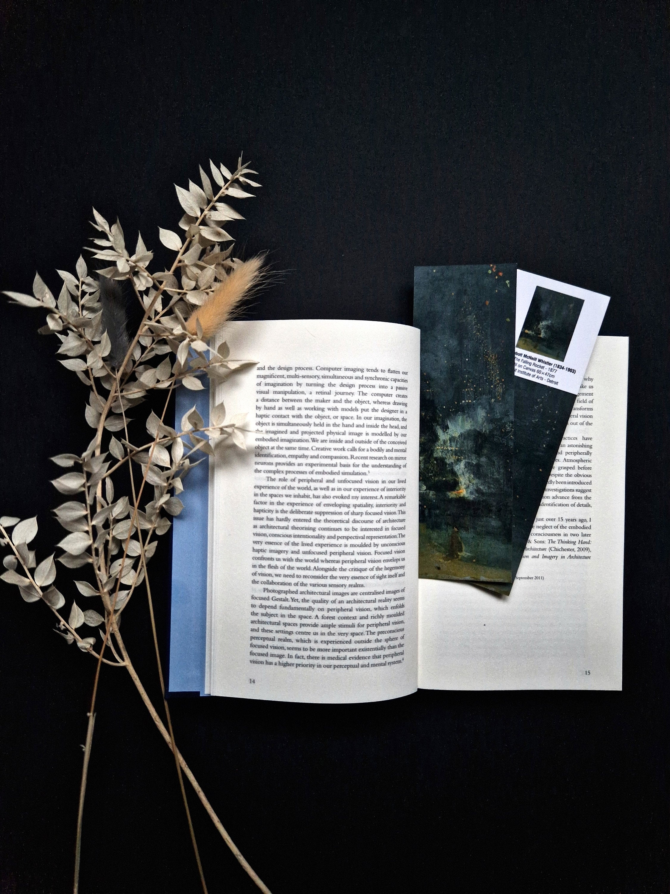 Beautiful Artwork Bookmarks J. A. Mcneill Whistler/the Falling Rocket ...