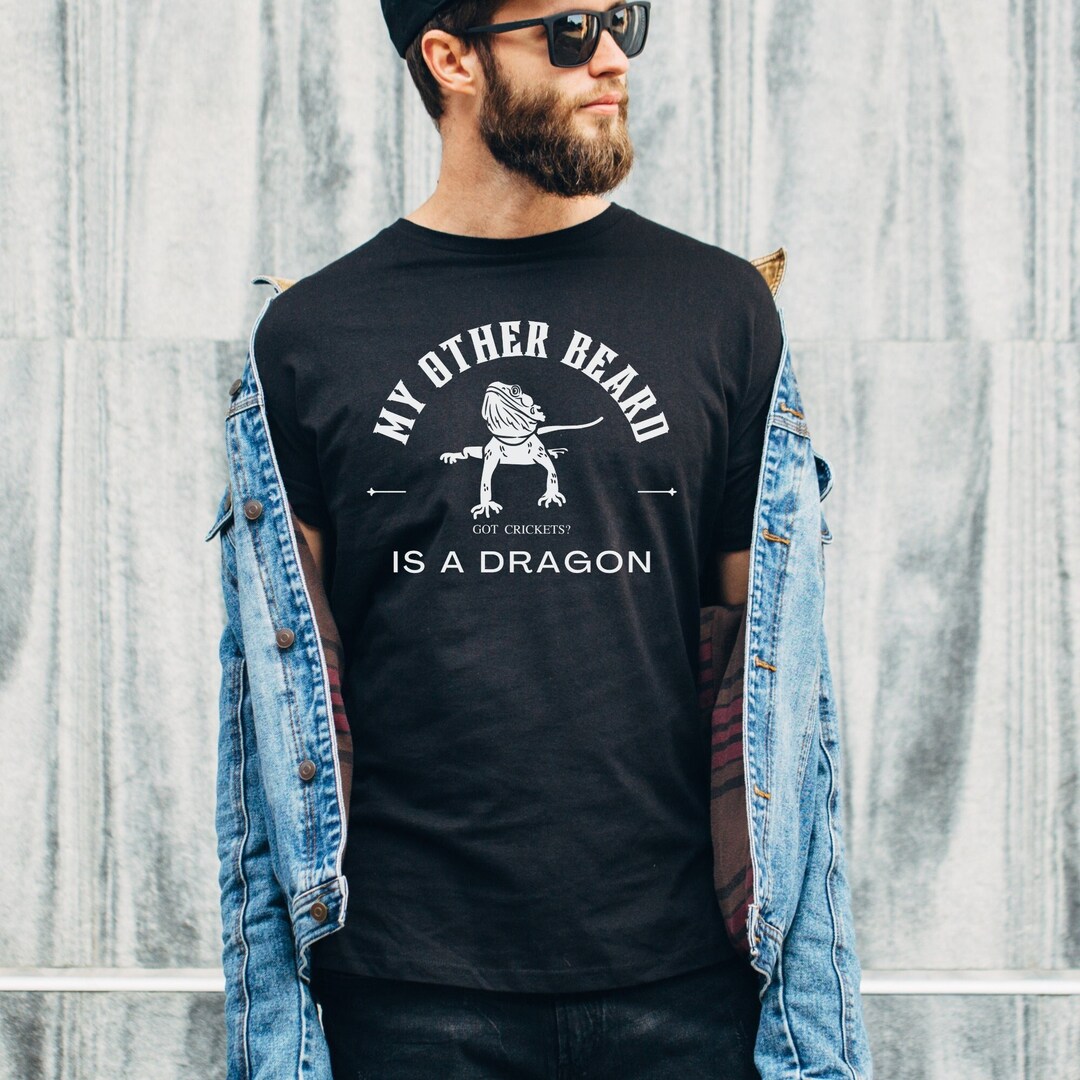 Bearded Dragon Shirt, Bearded Dragon Dad Tshirt, Bearded Dragon Mens ...