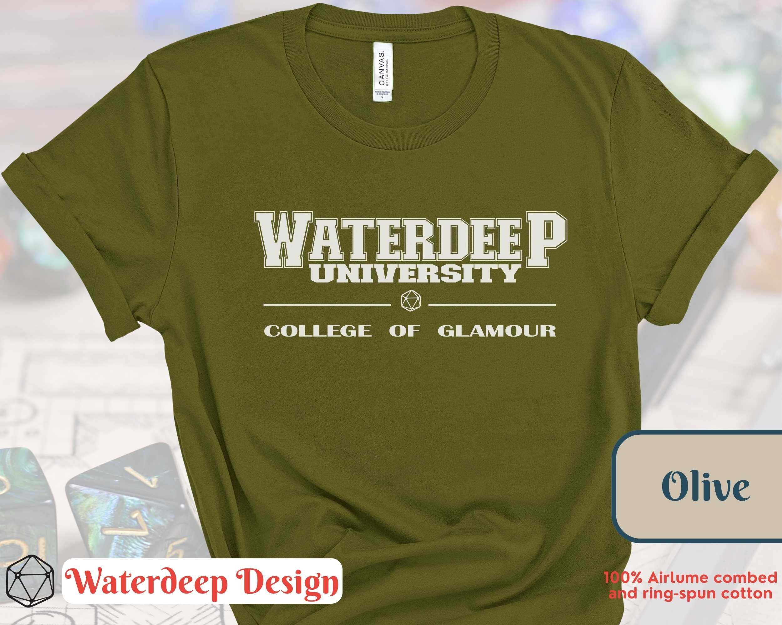 Dnd Bard College of Glamour T-shirt - Waterdeep University RPG Shirt - Etsy
