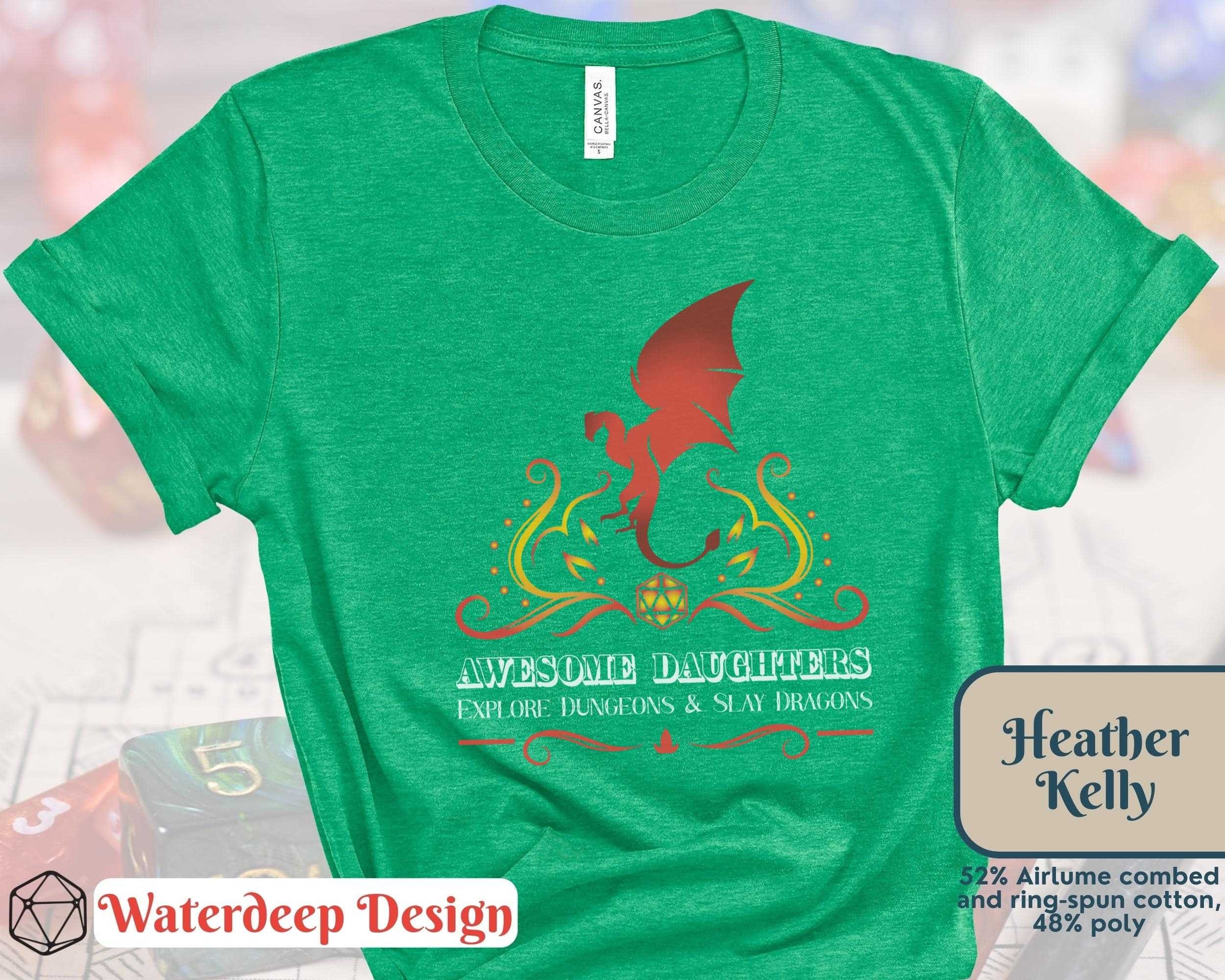 Awesome DAUGHTERS Play Dungeons and Dragons Tshirt, Dnd Daughter Shirt ...